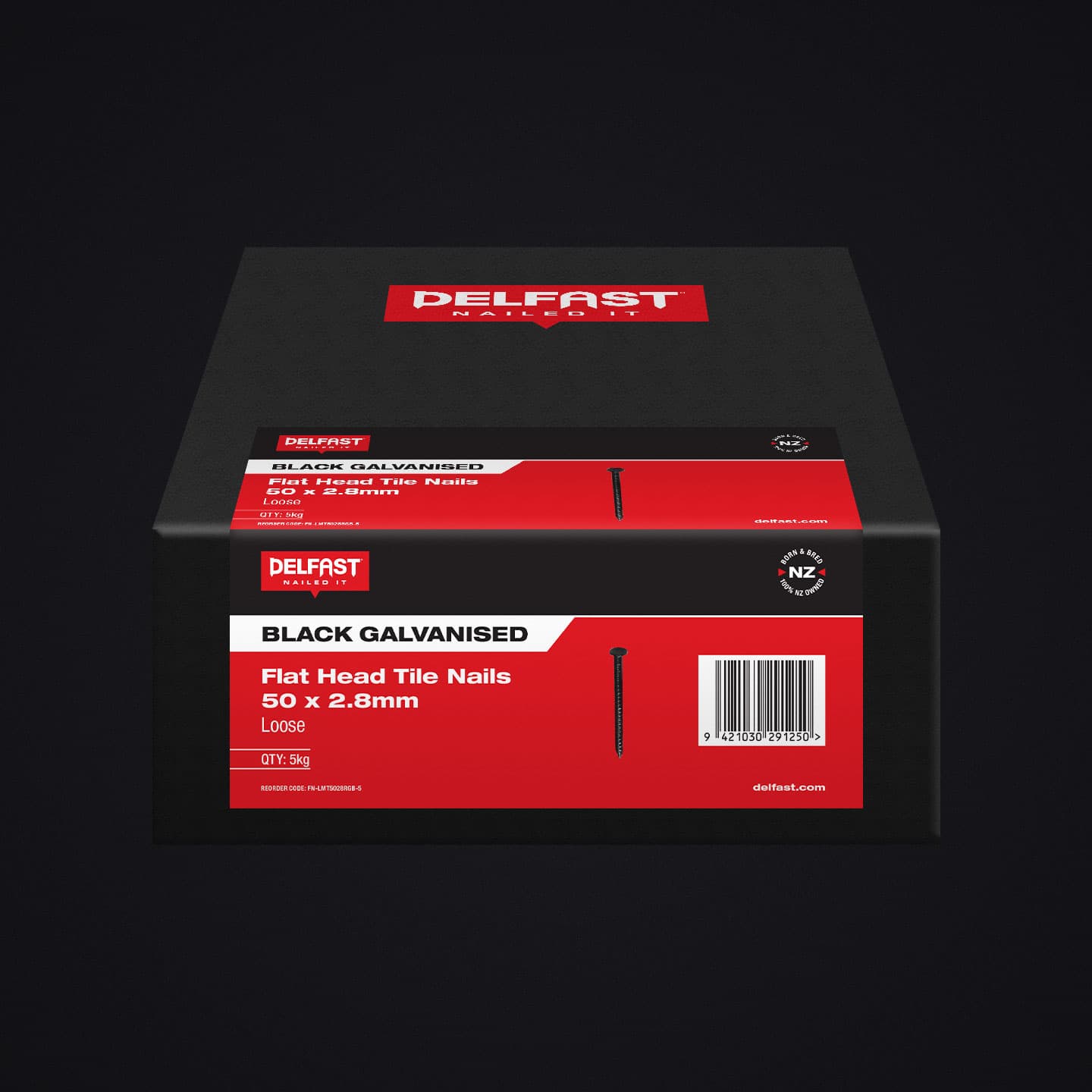 Metal Tile Black Galvanised